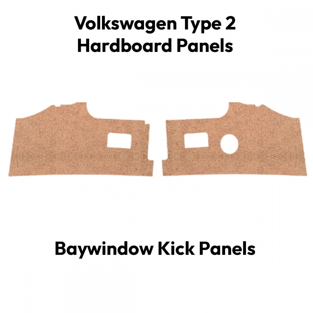 Bay Window Oil Tempered Hardboard Kick Panels - Madmatz