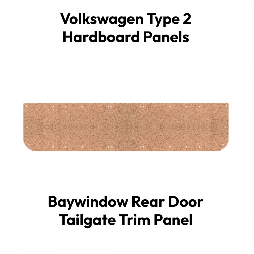 VW Bay Window Hardboard Tailgate Trim Panels - Madmatz