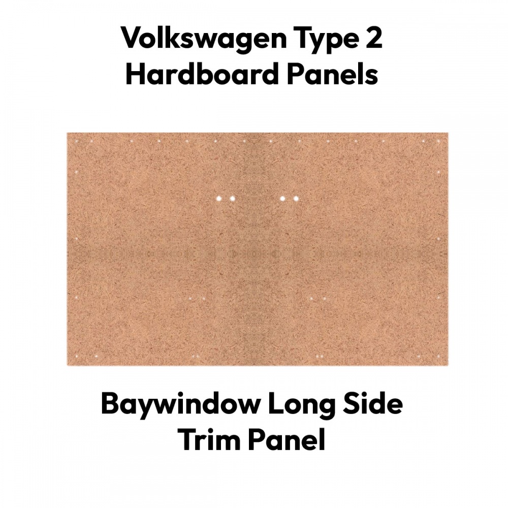 VW Bay Window Hardboard Long Side Trim Panels - Madmatz