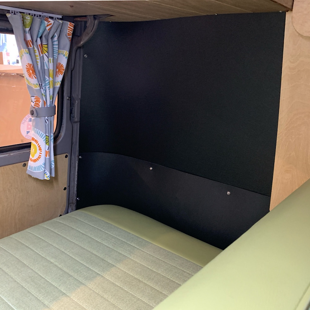 Split Screen ABS Cab Panel Set Grey Leather Grain. - Madmatz