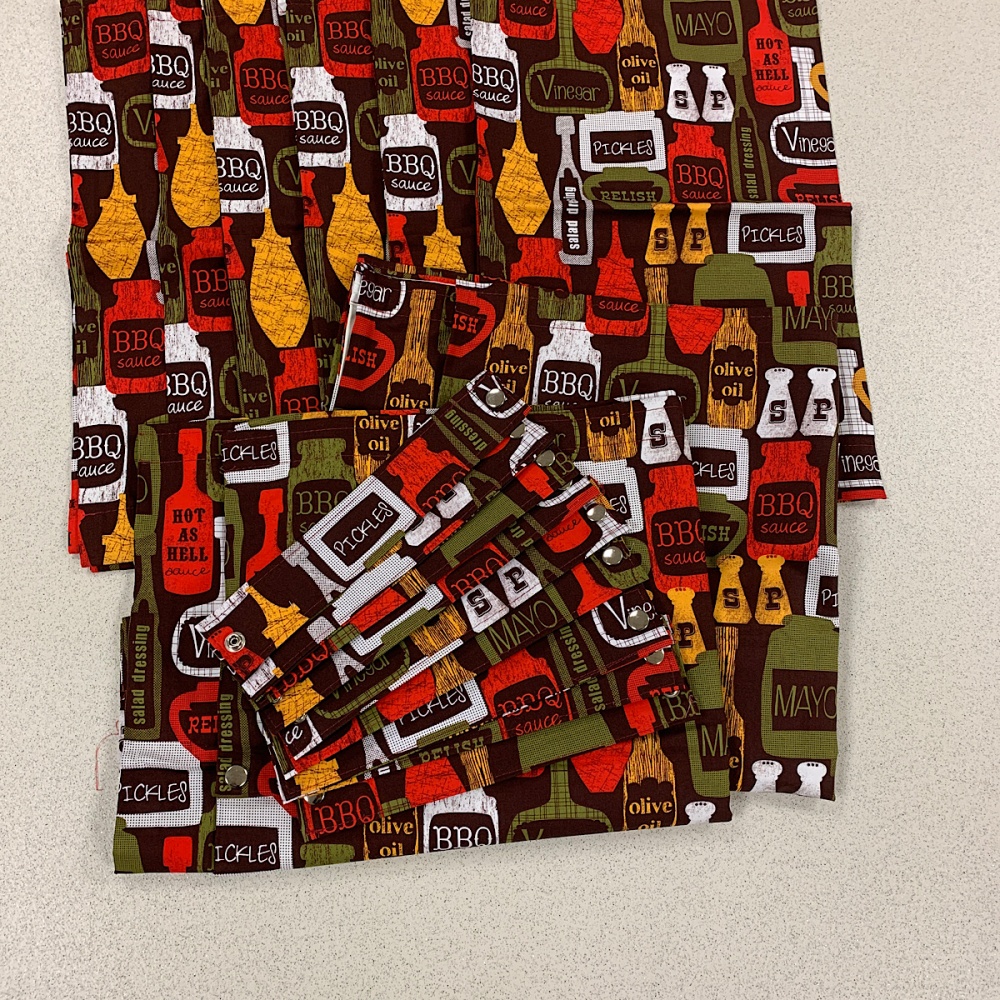 VW Splitscreen Curtains 10 Piece Set BBQ Lover - Madmatz