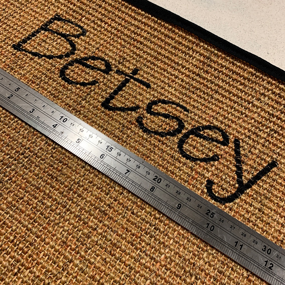 Personalised Sisal Mat in 3 Sizes - Madmatz
