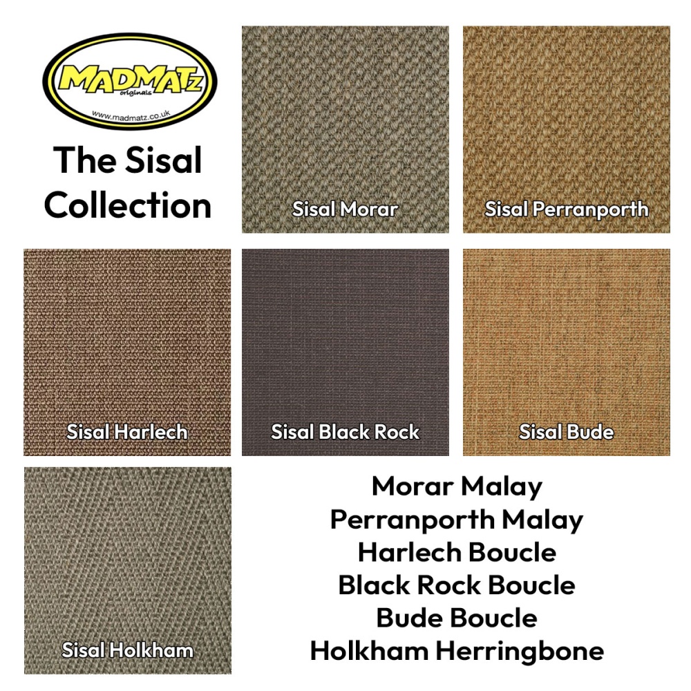 Sisal Front Mats for VW Caddy - Madmatz
