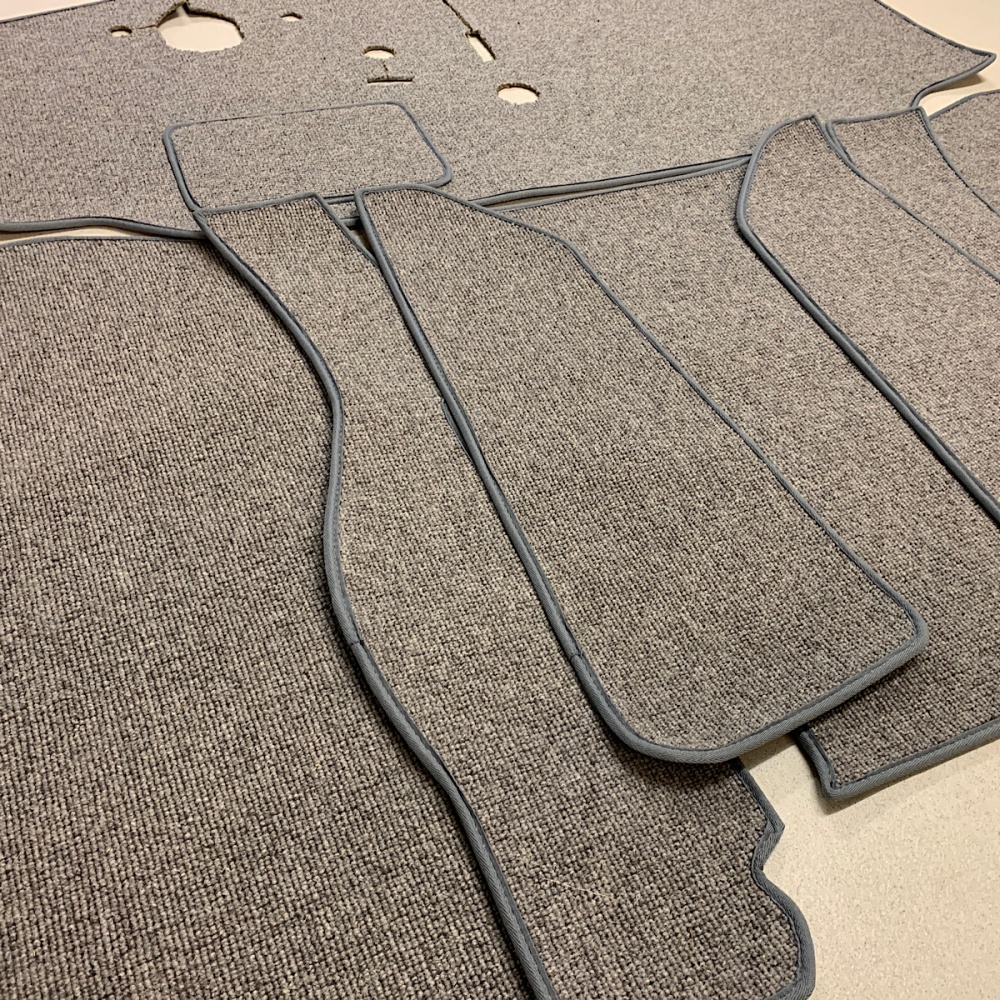 Square Weave Carpet Baywindow Mat Set 3 - Madmatz