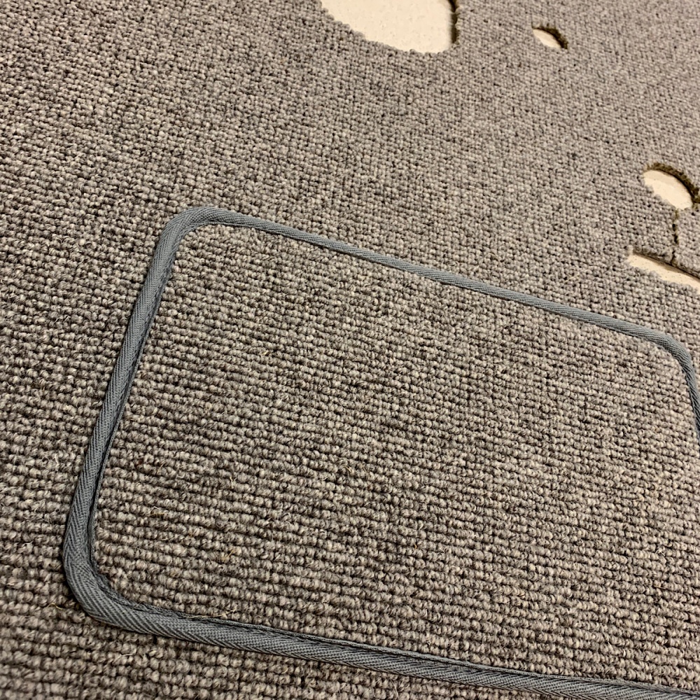 Square Weave Carpet Baywindow Mat Set 3 - Madmatz