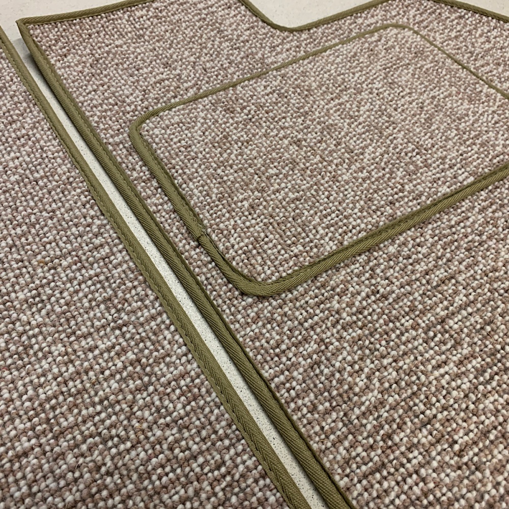 VW Beetle Square Weave Carpet Front Overmats - Madmatz